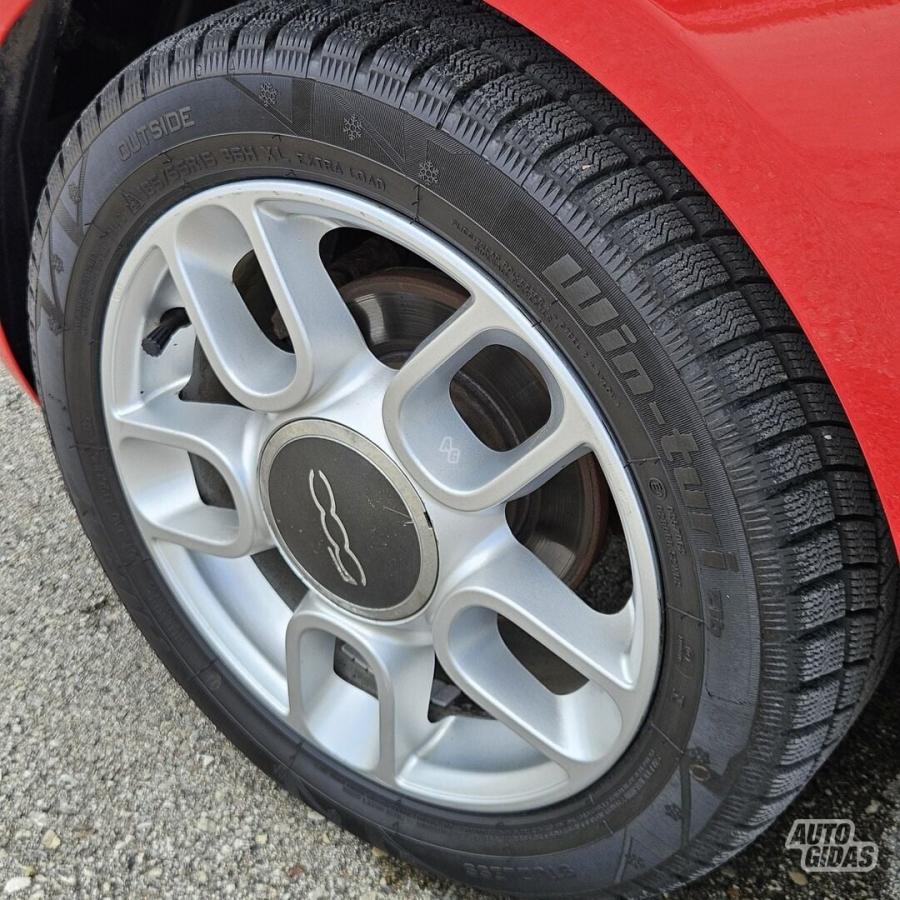Sarkans Fiat 500 2008 Kauņa, ar dzinēja tilpumu 1.20 L un nobraukumu 172 tūkst. km par 2700 €, foto 20 vietnē AUTOMOTO.COM.LV