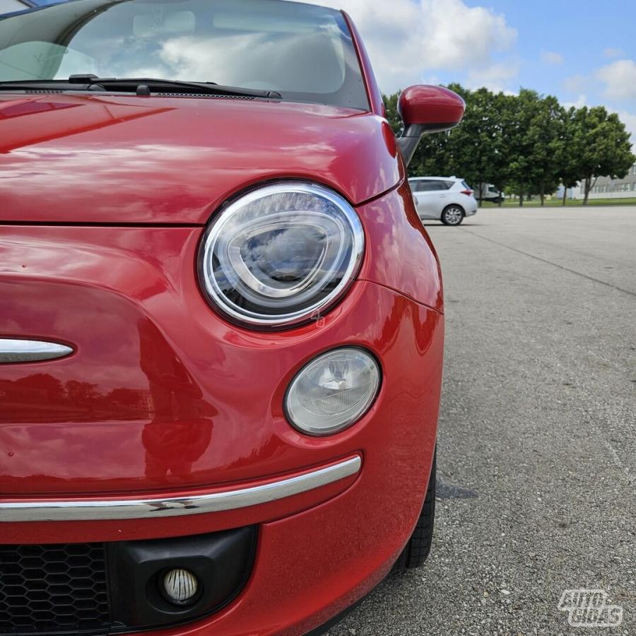 Sarkans Fiat 500 2008 Kauņa, ar dzinēja tilpumu 1.20 L un nobraukumu 172 tūkst. km par 2700 €, foto 21 vietnē AUTOMOTO.COM.LV