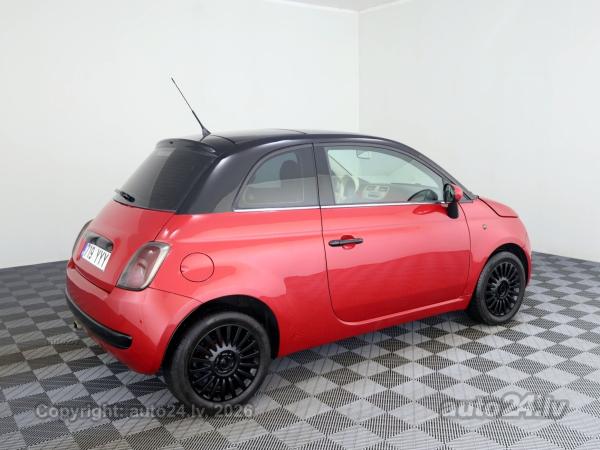 Red Fiat 500 2008 in Tallinn, with an engine capacity of 1.20 L and mileage of 163 thousand km for 2599 €, photo 4 on AUTOMOTO.COM.LV