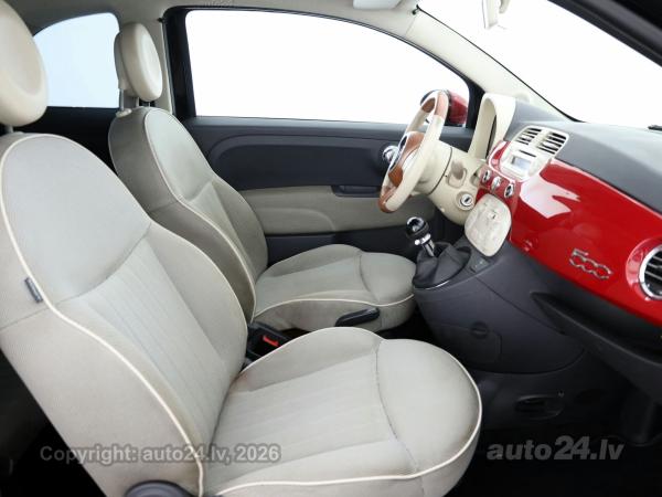 Red Fiat 500 2008 in Tallinn, with an engine capacity of 1.20 L and mileage of 163 thousand km for 2599 €, photo 7 on AUTOMOTO.COM.LV