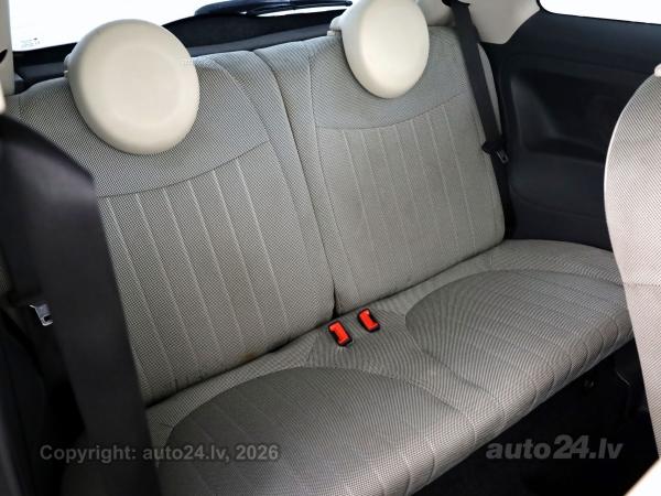 Red Fiat 500 2008 in Tallinn, with an engine capacity of 1.20 L and mileage of 163 thousand km for 2599 €, photo 8 on AUTOMOTO.COM.LV