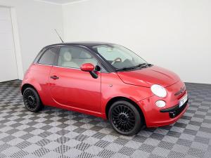 Sarkans Fiat 500 2008 Tallina, ar dzinēja tilpumu 1.20 L un nobraukumu 163 tūkst. km par 2599 €, foto  vietnē AUTOMOTO.COM.LV