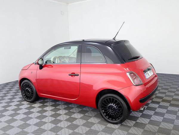 Red Fiat 500 2008 in Tallinn, with an engine capacity of 1.20 L and mileage of 163 thousand km for 2599 €, photo 5 on AUTOMOTO.COM.LV