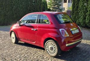 Red Fiat 500 2009 in Kaisiadorys, with an engine capacity of 1.24 L and mileage of 185 thousand km for 2500 €, photo 3 on AUTOMOTO.COM.LV