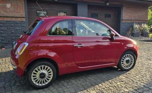 Red Fiat 500 2009 in Kaisiadorys, with an engine capacity of 1.24 L and mileage of 185 thousand km for 2500 €, photo 4 on AUTOMOTO.COM.LV