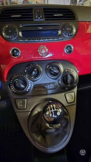 Red Fiat 500 2009 in Kaisiadorys, with an engine capacity of 1.24 L and mileage of 185 thousand km for 2500 €, photo 15 on AUTOMOTO.COM.LV