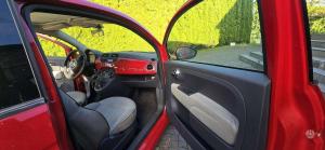 Red Fiat 500 2009 in Kaisiadorys, with an engine capacity of 1.24 L and mileage of 185 thousand km for 2500 €, photo 17 on AUTOMOTO.COM.LV