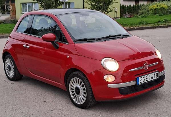 Fiat 500 2009 KauÅa vietnÄ Sarkans Fiat 500 2009 KauÅa, ar dzinÄja tilpumu 1.24 L un nobraukumu 181 tÅ«kst. km par 2400 ā¬, foto 4 vietnÄ AUTOMOTO.COM.LV