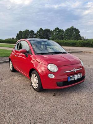 Red Fiat 500 2010 in Kaunas, with an engine capacity of 1.24 L and mileage of 150 thousand km for 3800 €, photo 4 on AUTOMOTO.COM.LV