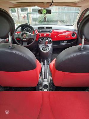 Red Fiat 500 2010 in Kaunas, with an engine capacity of 1.24 L and mileage of 150 thousand km for 3800 €, photo 9 on AUTOMOTO.COM.LV