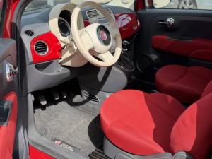 Red Fiat 500 2010 in Riga, with an engine capacity of 1.20 L and mileage of 36 thousand km for 4400 €, photo 7 on AUTOMOTO.COM.LV