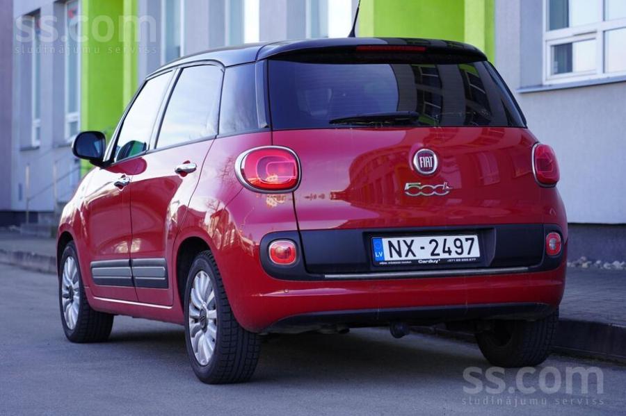 Red Fiat 500 2013 in Riga, with an engine capacity of 0.90 L and mileage of 141 thousand km for 5495 €, photo 5 on AUTOMOTO.COM.LV