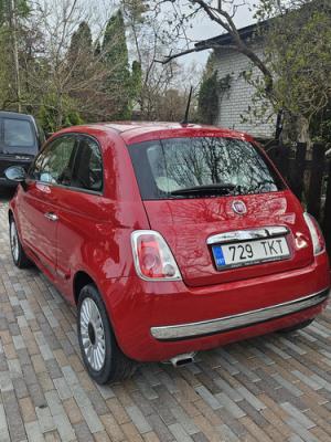 Sarkans Fiat 500 2014 Saku, ar dzinēja tilpumu 1.20 L un nobraukumu 124 tūkst. km par 4999 €, foto 4 vietnē AUTOMOTO.COM.LV