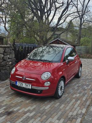 Red Fiat 500 2014 in Tallinn, with an engine capacity of 1.20 L and mileage of 129 thousand km for 4400 €, photo  on AUTOMOTO.COM.LV