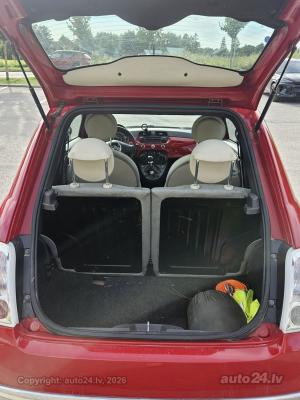 Sarkans Fiat 500 2014 Tallina, ar dzinēja tilpumu 1.20 L un nobraukumu 129 tūkst. km par 4400 €, foto 9 vietnē AUTOMOTO.COM.LV