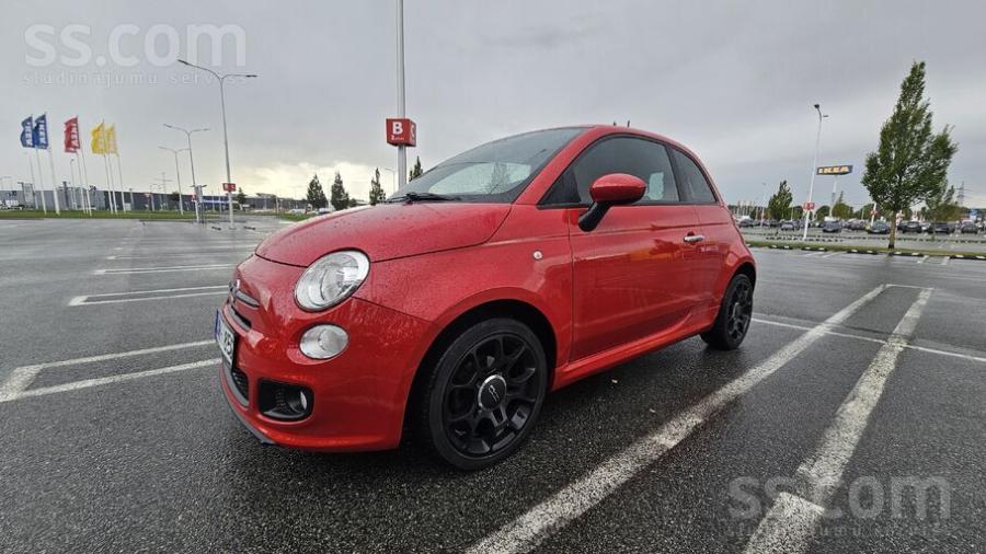 Sarkans Fiat 500 2014 Rīga, ar dzinēja tilpumu 1.20 L un nobraukumu 85 tūkst. km par 4400 €, foto 1 vietnē AUTOMOTO.COM.LV