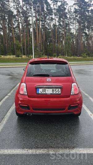 Sarkans Fiat 500 2014 Rīga, ar dzinēja tilpumu 1.20 L un nobraukumu 85 tūkst. km par 4400 €, foto 7 vietnē AUTOMOTO.COM.LV