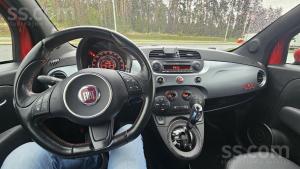Sarkans Fiat 500 2014 Rīga, ar dzinēja tilpumu 1.20 L un nobraukumu 85 tūkst. km par 4400 €, foto 10 vietnē AUTOMOTO.COM.LV