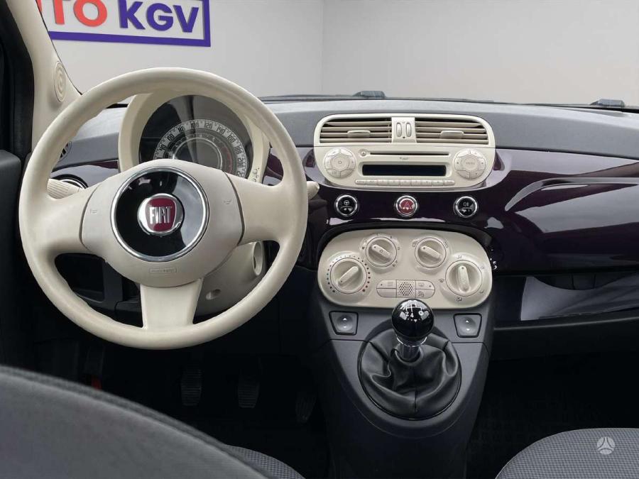 Sarkans Fiat 500 2015 Viļņa, ar dzinēja tilpumu 1.20 L un nobraukumu 144 tūkst. km par 3699 €, foto 10 vietnē AUTOMOTO.COM.LV