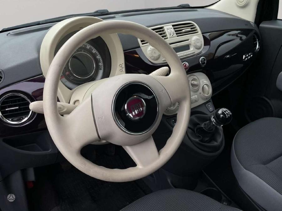 Sarkans Fiat 500 2015 Viļņa, ar dzinēja tilpumu 1.20 L un nobraukumu 144 tūkst. km par 3699 €, foto 11 vietnē AUTOMOTO.COM.LV