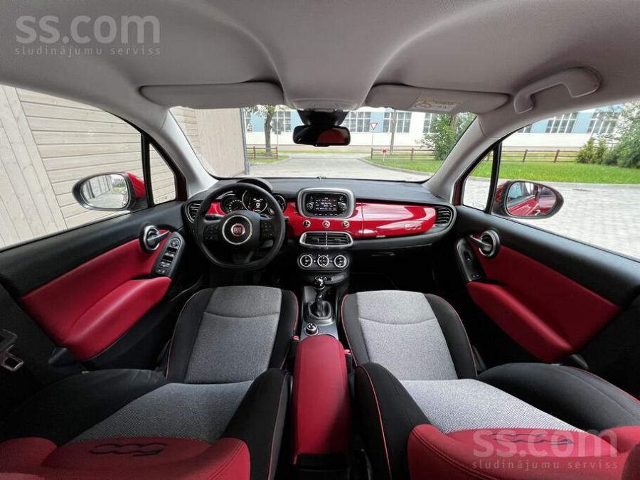 Red Fiat 500 2016 in Jelgava, with an engine capacity of 1.60 L and mileage of 204 thousand km for 7500 €, photo 20 on AUTOMOTO.COM.LV