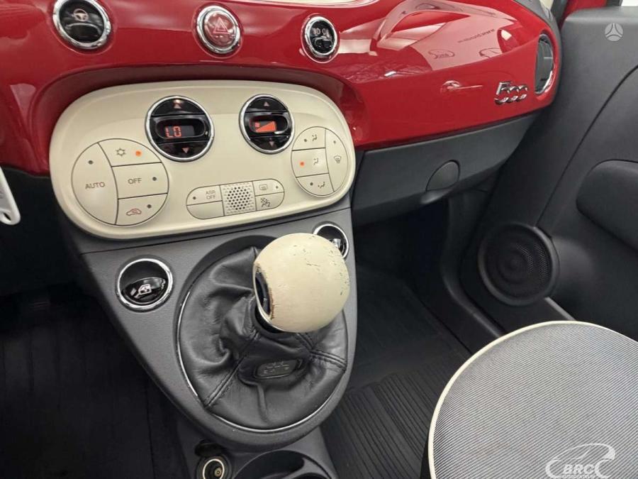 Красный Фиат 500 2016 в Вильнюс, объемом двигателя 1.24 л и пробегом 88 тыс. км за 6500 €, фото 22 на AUTOMOTO.COM.LV