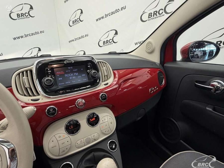 Красный Фиат 500 2016 в Вильнюс, объемом двигателя 1.24 л и пробегом 88 тыс. км за 6500 €, фото 23 на AUTOMOTO.COM.LV