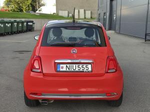 Red Fiat 500 2016 in Klaipeda, with an engine capacity of 1.20 L and mileage of 76 thousand km for 8500 €, photo 6 on AUTOMOTO.COM.LV