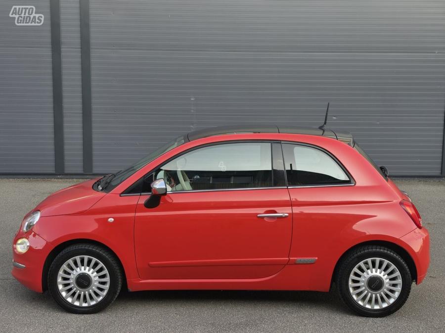 Red Fiat 500 2016 in Klaipeda, with an engine capacity of 1.20 L and mileage of 76 thousand km for 8500 €, photo 8 on AUTOMOTO.COM.LV
