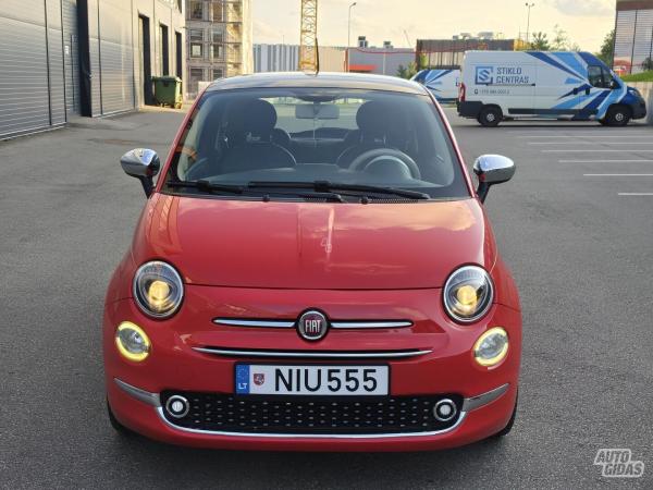 Red Fiat 500 2016 in Klaipeda, with an engine capacity of 1.20 L and mileage of 76 thousand km for 8500 €, photo 9 on AUTOMOTO.COM.LV