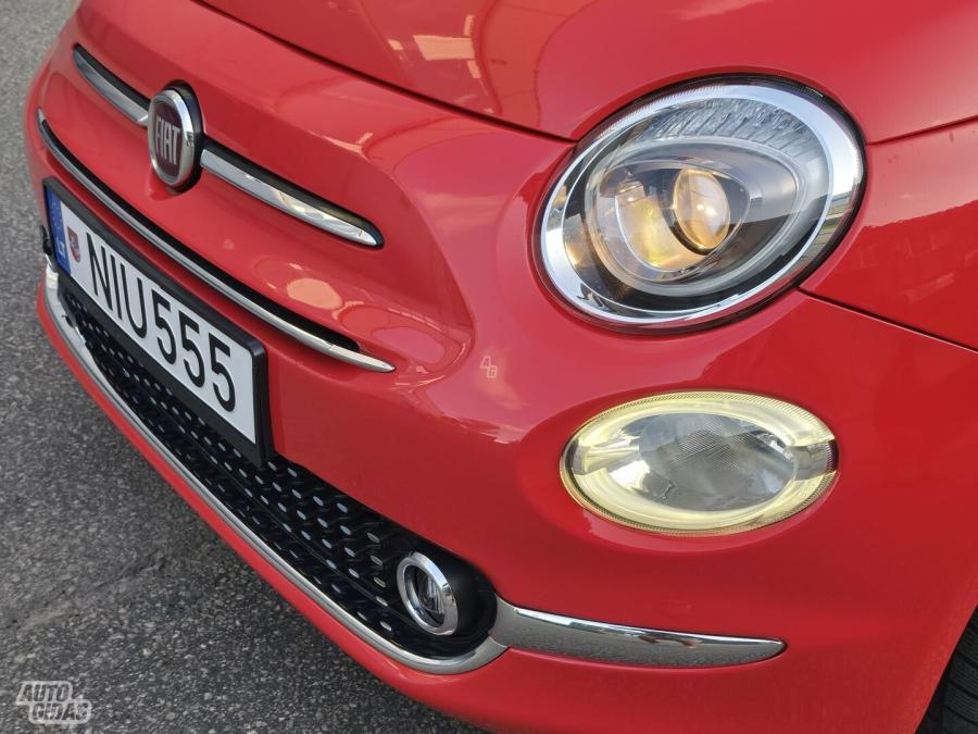 Red Fiat 500 2016 in Klaipeda, with an engine capacity of 1.20 L and mileage of 76 thousand km for 8500 €, photo 11 on AUTOMOTO.COM.LV