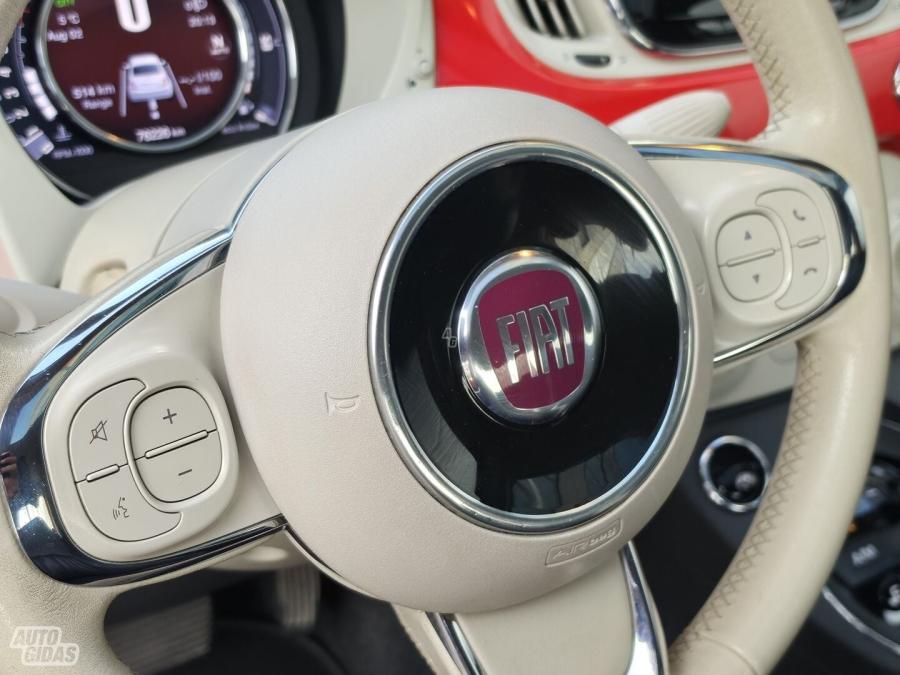 Red Fiat 500 2016 in Klaipeda, with an engine capacity of 1.20 L and mileage of 76 thousand km for 8500 €, photo 28 on AUTOMOTO.COM.LV