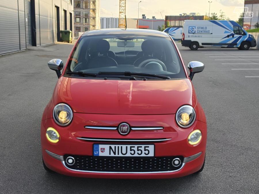 Sarkans Fiat 500 2016 Klaipėda, ar dzinēja tilpumu 1.20 L un nobraukumu 76 tūkst. km par 8000 €, foto 9 vietnē AUTOMOTO.COM.LV