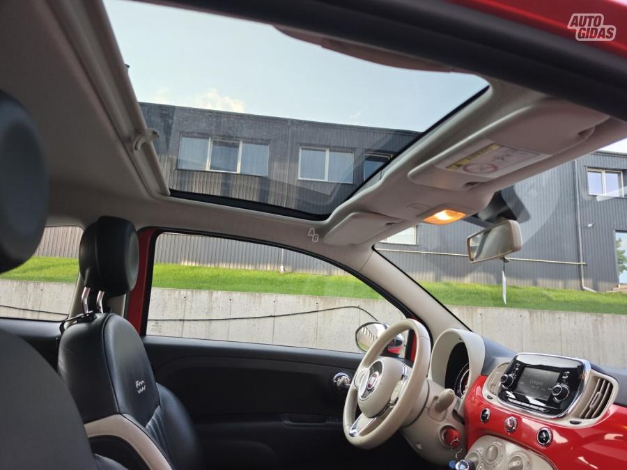Sarkans Fiat 500 2016 Klaipėda, ar dzinēja tilpumu 1.20 L un nobraukumu 76 tūkst. km par 8000 €, foto 25 vietnē AUTOMOTO.COM.LV