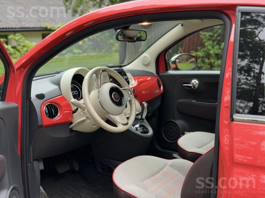 Red Fiat 500 2016 in Jurmala, with an engine capacity of 1.20 L and mileage of 123 thousand km for 8000 €, photo 8 on AUTOMOTO.COM.LV