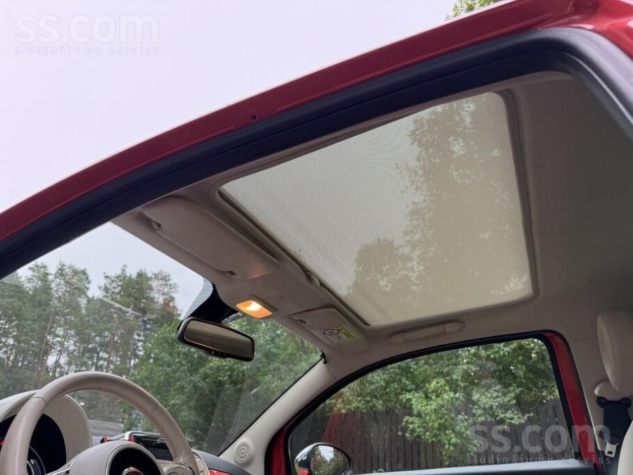 Red Fiat 500 2016 in Jurmala, with an engine capacity of 1.20 L and mileage of 123 thousand km for 8000 €, photo 15 on AUTOMOTO.COM.LV