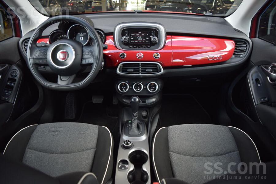 Sarkans Fiat 500 2017 Rīga, ar dzinēja tilpumu 1.60 L un nobraukumu 150 tūkst. km par 9300 €, foto 5 vietnē AUTOMOTO.COM.LV