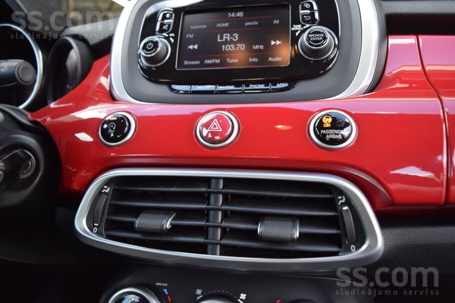 Sarkans Fiat 500 2017 Rīga, ar dzinēja tilpumu 1.60 L un nobraukumu 150 tūkst. km par 9300 €, foto 9 vietnē AUTOMOTO.COM.LV