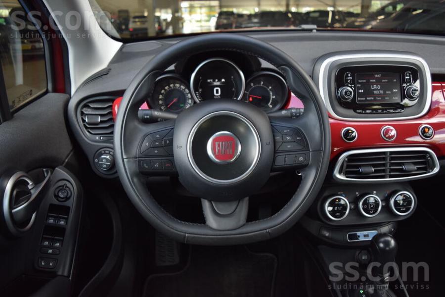Sarkans Fiat 500 2017 Rīga, ar dzinēja tilpumu 1.60 L un nobraukumu 150 tūkst. km par 9300 €, foto 11 vietnē AUTOMOTO.COM.LV