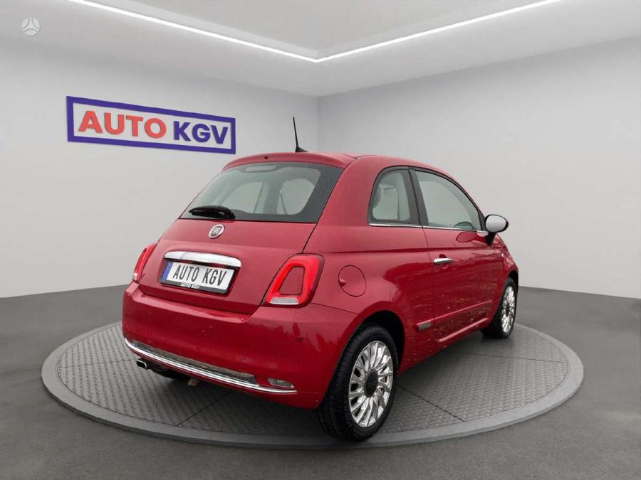 Red Fiat 500 2020 in Vilnius, with an engine capacity of 1.20 L and mileage of 41 thousand km for 8899 €, photo 4 on AUTOMOTO.COM.LV