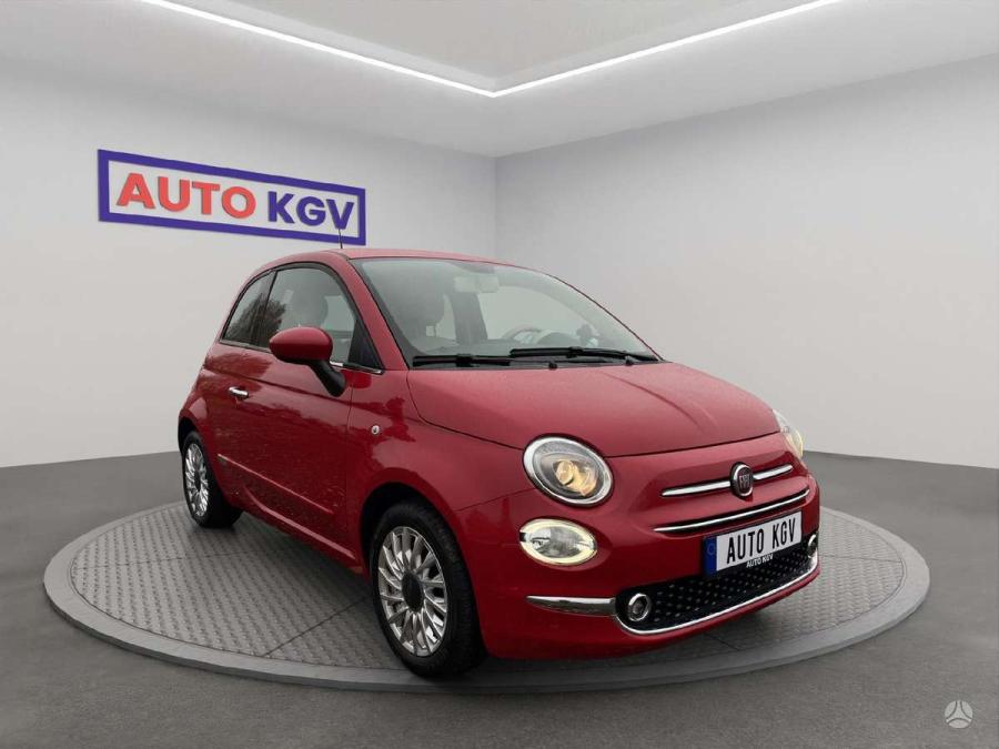 Red Fiat 500 2020 in Vilnius, with an engine capacity of 1.20 L and mileage of 41 thousand km for 8899 €, photo 6 on AUTOMOTO.COM.LV