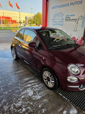 Red Fiat 500 2021 in Kaunas, with an engine capacity of 1.20 L and mileage of 48 thousand km for 8300 €, photo  on AUTOMOTO.COM.LV