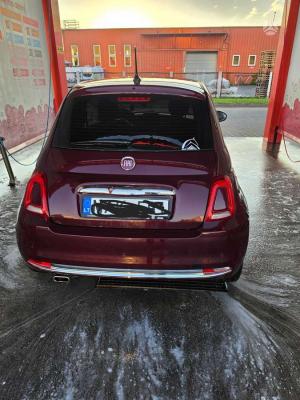Red Fiat 500 2021 in Kaunas, with an engine capacity of 1.20 L and mileage of 48 thousand km for 8300 €, photo 6 on AUTOMOTO.COM.LV