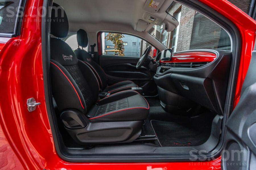 Red Fiat 500 2022 in Riga, with an engine capacity of 0.00 L and mileage of 27 thousand km for 17500 €, photo 20 on AUTOMOTO.COM.LV