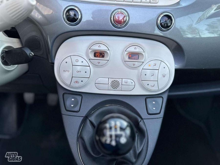 Red Fiat 500 2014 in Vilnius, with an engine capacity of 1.20 L and mileage of 146 thousand km for 6950 €, photo 12 on AUTOMOTO.COM.LV