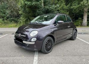 Violet Fiat 500 2016 in Klaipeda, with an engine capacity of 1.24 L and mileage of 125 thousand km for 4900 €, photo  on AUTOMOTO.COM.LV