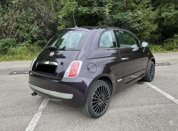 Violets Fiat 500 2016 Klaipėda, ar dzinēja tilpumu 1.24 L un nobraukumu 125 tūkst. km par 4900 €, foto 4 vietnē AUTOMOTO.COM.LV