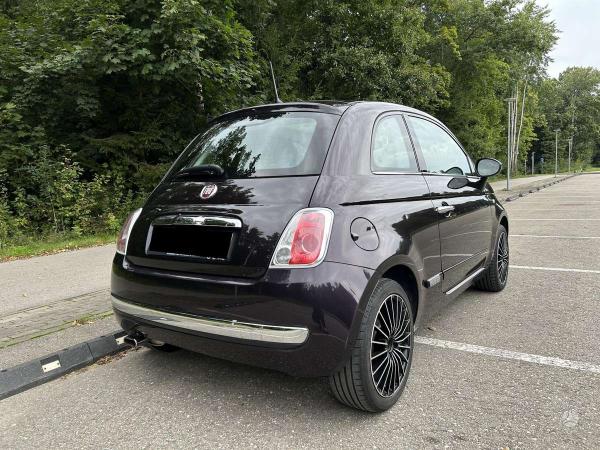 Violets Fiat 500 2016 Klaipėda, ar dzinēja tilpumu 1.24 L un nobraukumu 125 tūkst. km par 4900 €, foto 9 vietnē AUTOMOTO.COM.LV