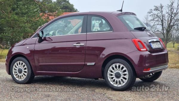 Violet Fiat 500 2020 in Tallinn, with an engine capacity of 1.20 L and mileage of 87 thousand km for 10500 €, photo 6 on AUTOMOTO.COM.LV