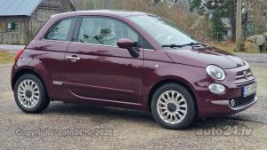 Violet Fiat 500 2020 in Tallinn, with an engine capacity of 1.20 L and mileage of 87 thousand km for 10500 €, photo 9 on AUTOMOTO.COM.LV